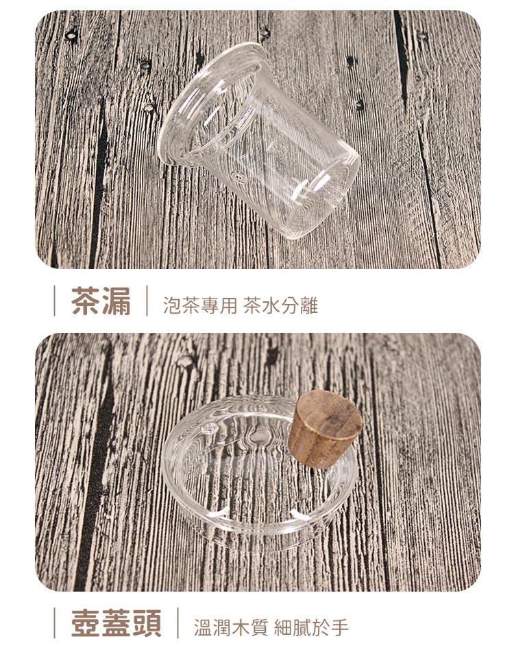 demall購物網-Artist精選 直火耐熱玻璃泡茶壺五件組(咖啡壺/花茶壺)