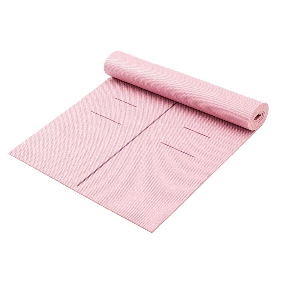 demall購物網-Comefree 6mm 台灣製平衡線瑜珈彈力墊(沙漠粉) CF-81800RP